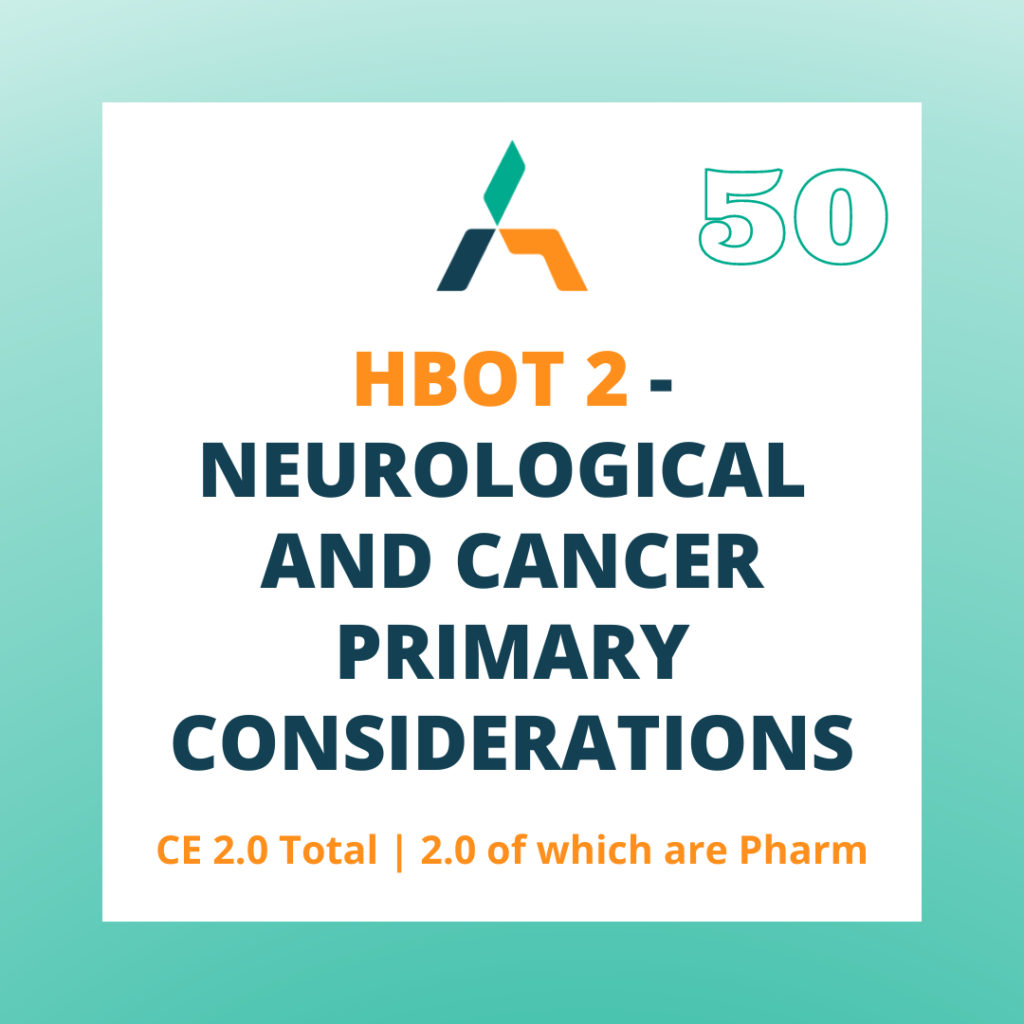 #50 HBOT-2 Neurological and Cancer Primary Considerations - Consult Dr ...