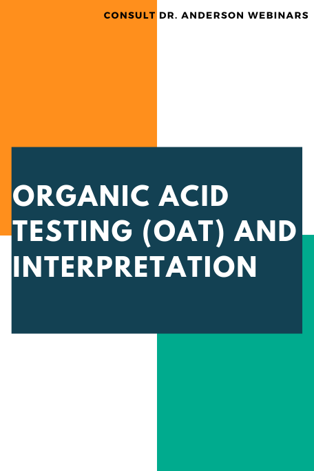#34 Organic Acid Testing (OAT) and Interpretation - Consult Dr. Anderson