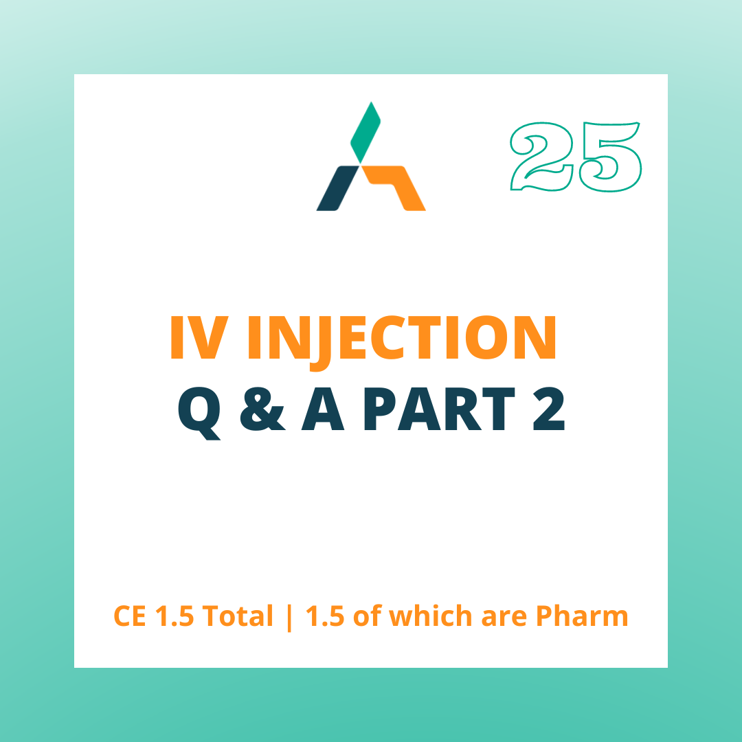 #25 IV Injection Q&A Part-2 - Consult Dr. Anderson