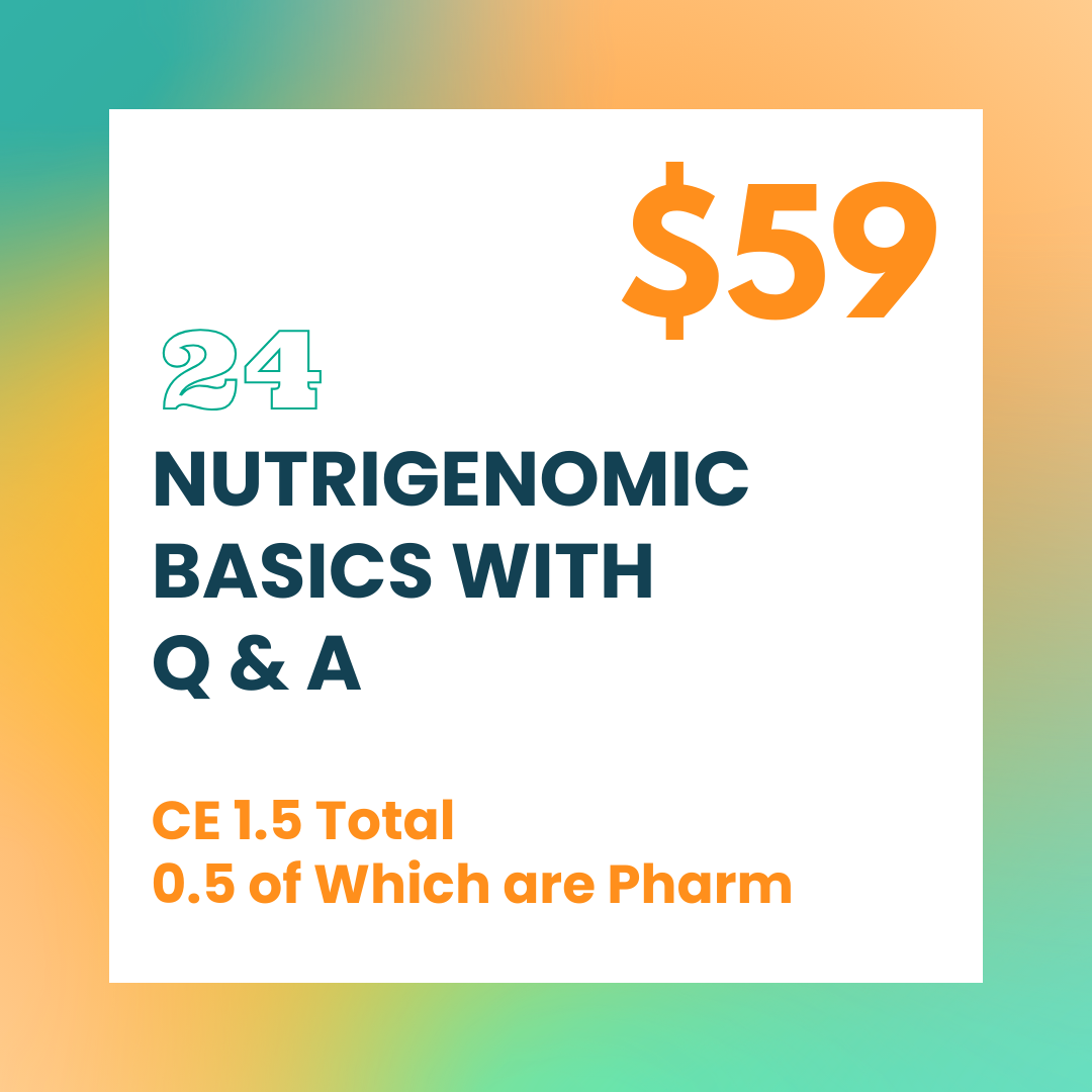 #24 Nutrigenomic Basics with Q&A - Consult Dr. Anderson