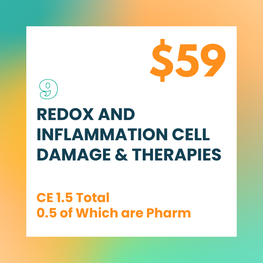 #09 ReDox and Inflammation Cell Damage and Therapies - Consult Dr. Anderson