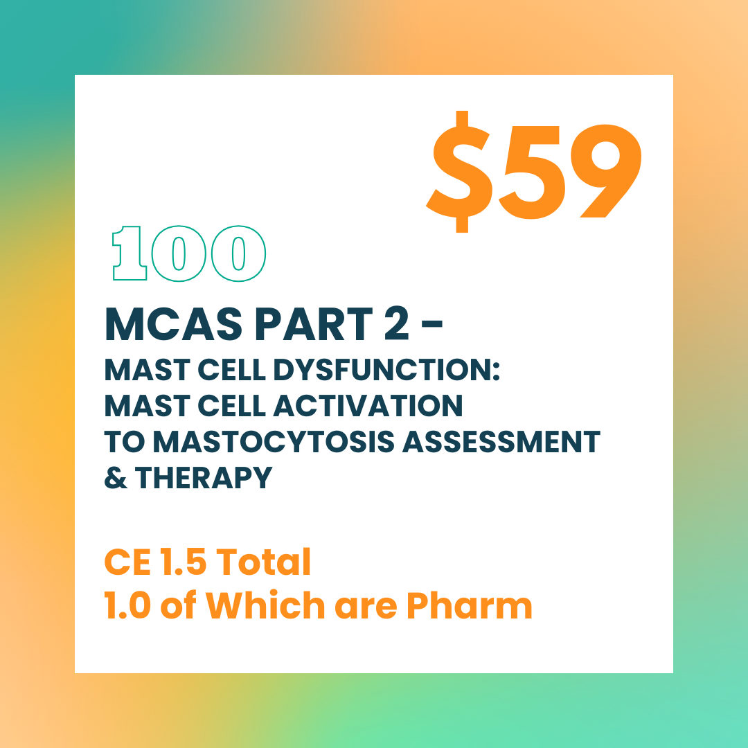 #100 MCAS Part 2 – Mast Cell Activation to Mastocytosis Assessment ...
